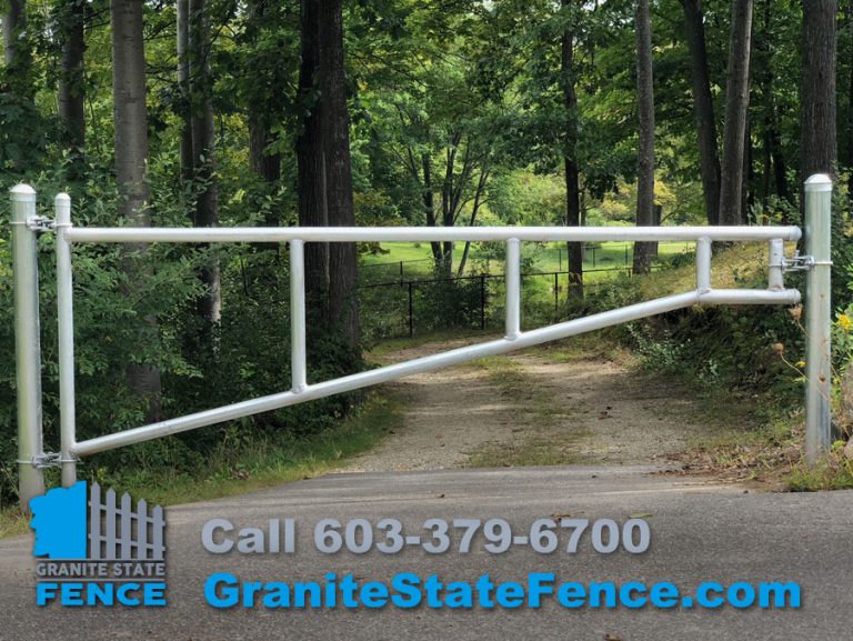 Commercial Swing Gate / Galvanized Barrier Gate in Derry, NH | Granite ...
