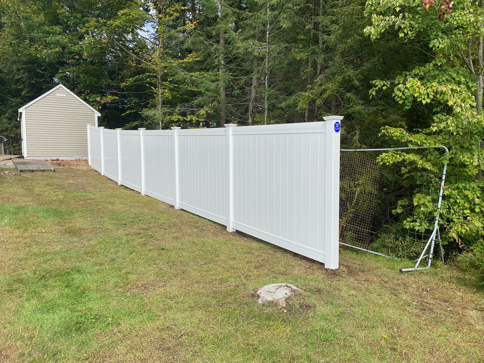 Vinyl Fence Installation - Granite State Fence